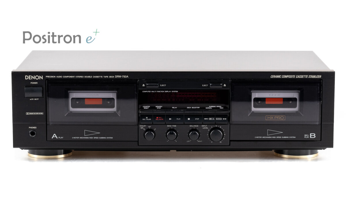 Buy denon DRW-750A double tape deck in the positron-e shop, 169,00